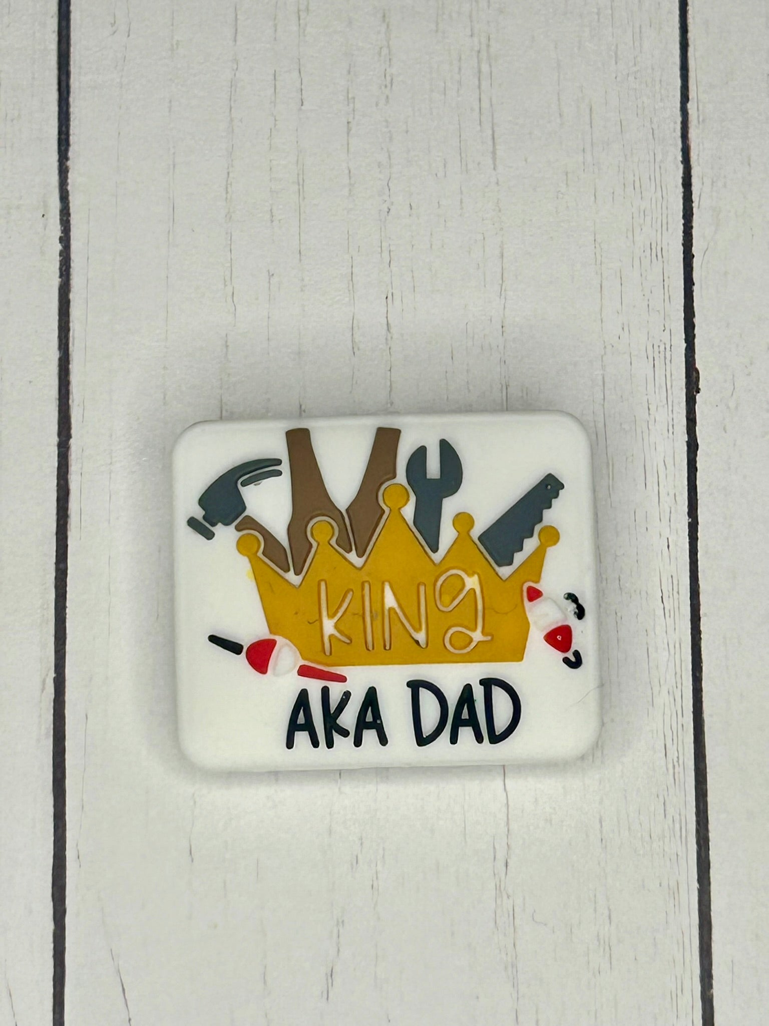 "King AKA Dad" Focal Bead – Rings & Things